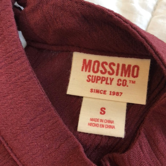 Mossimo Supply Co. | Tops | Mossimo High Neck Maroon Tank | Poshmark